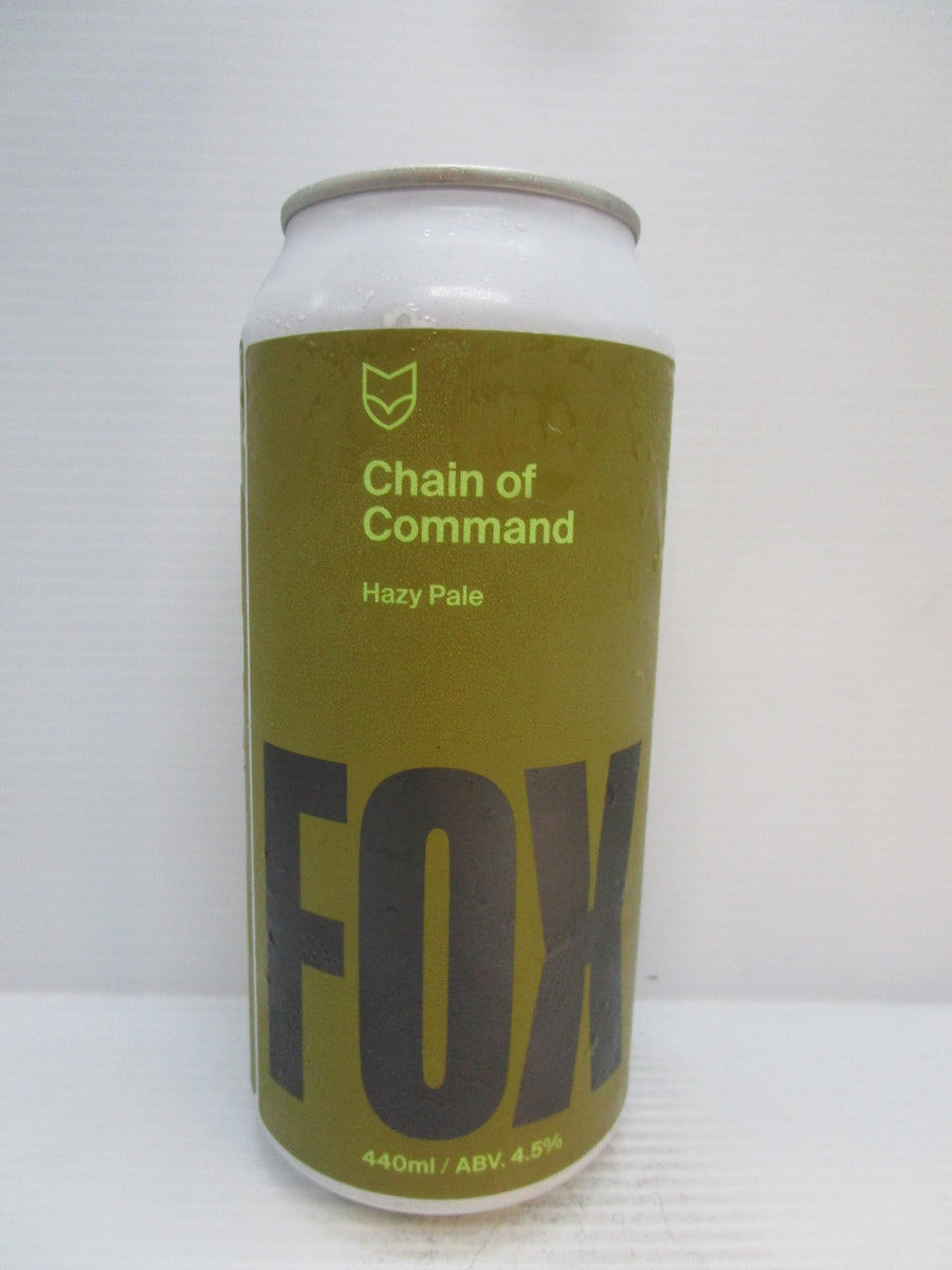Fox Friday Chain Of Command Hazy Pale 4.5% 440ml – Grape And Grain