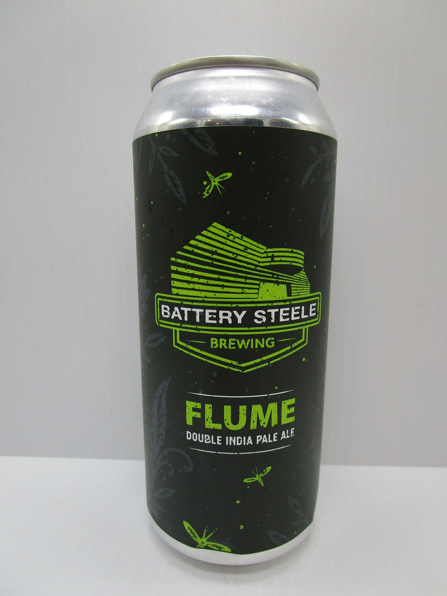 Battery Steele Flume Double IPA 8% 473ml – Grape And Grain