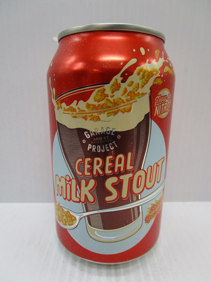 Garage Project Cereal Milk Stout Nitro 4.7% 330ml – Grape And Grain