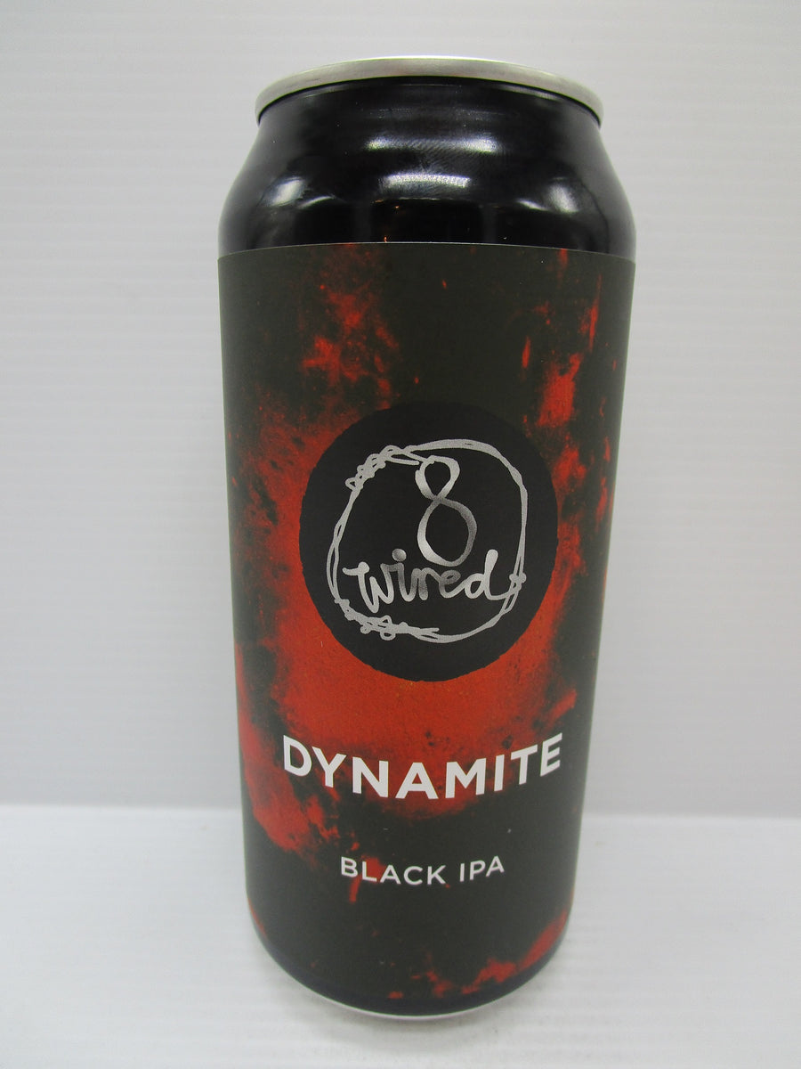 8 Wired Dynamite Black IPA 6% 440ml – Grape And Grain