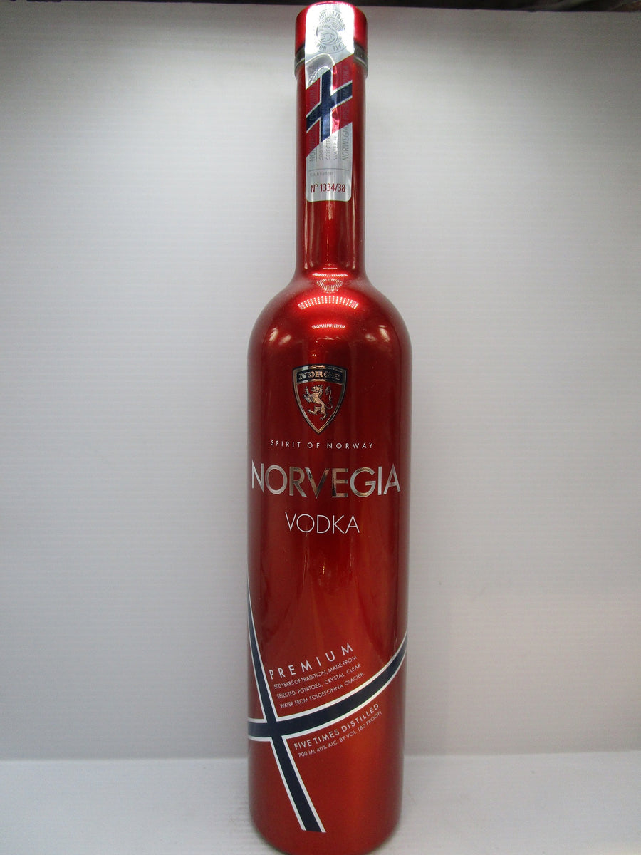Norvegia Premium Red Vodka 40% 700ml – Grape And Grain