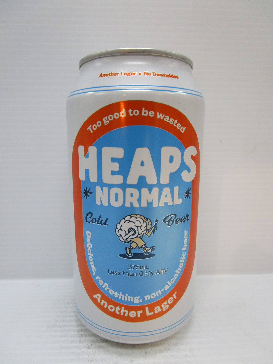 Heaps Normal Another Lager Non-Alc 0.5% 375ml – Grape And Grain