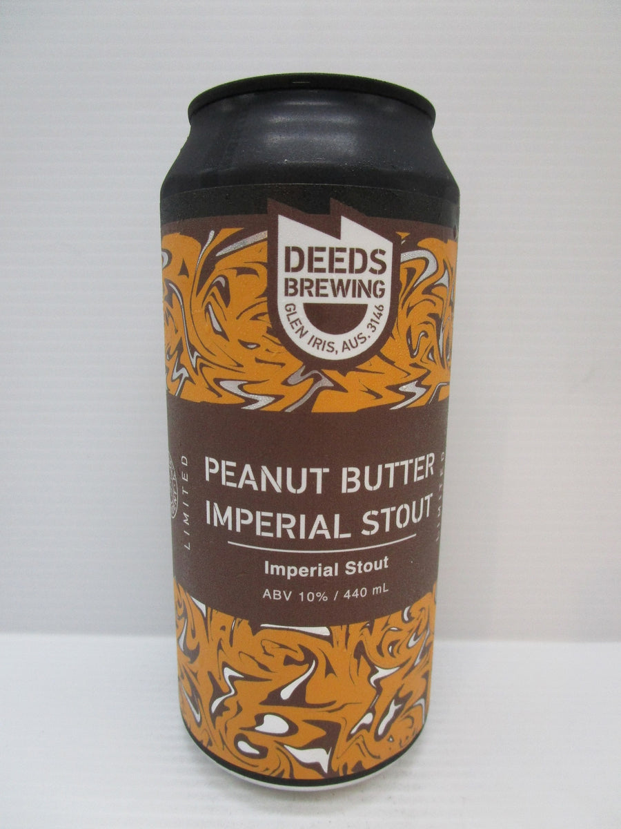 Deeds Brewing Peanut Butter Imp Stout 10% 440ml – Grape And Grain