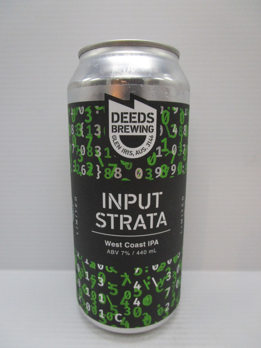 Deeds Input Strata WC IPA 7% 440ml – Grape And Grain