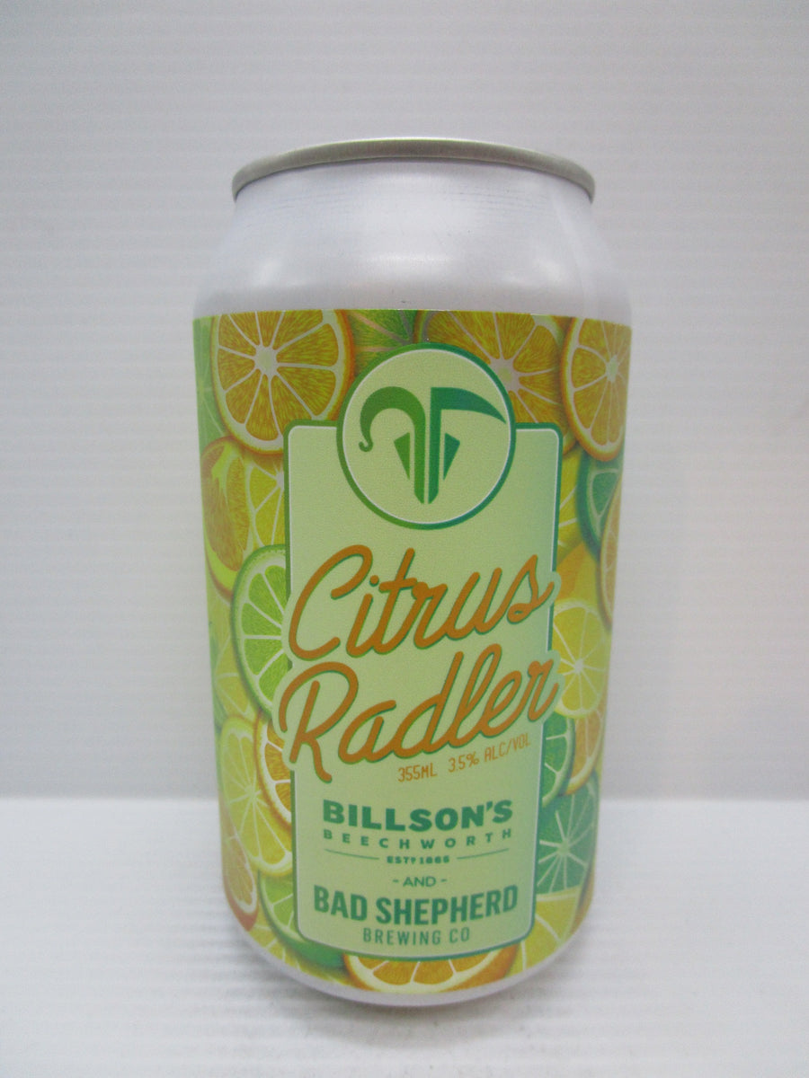 Bad Shepherd Citrus Radler 3.5% 355ml – Grape And Grain