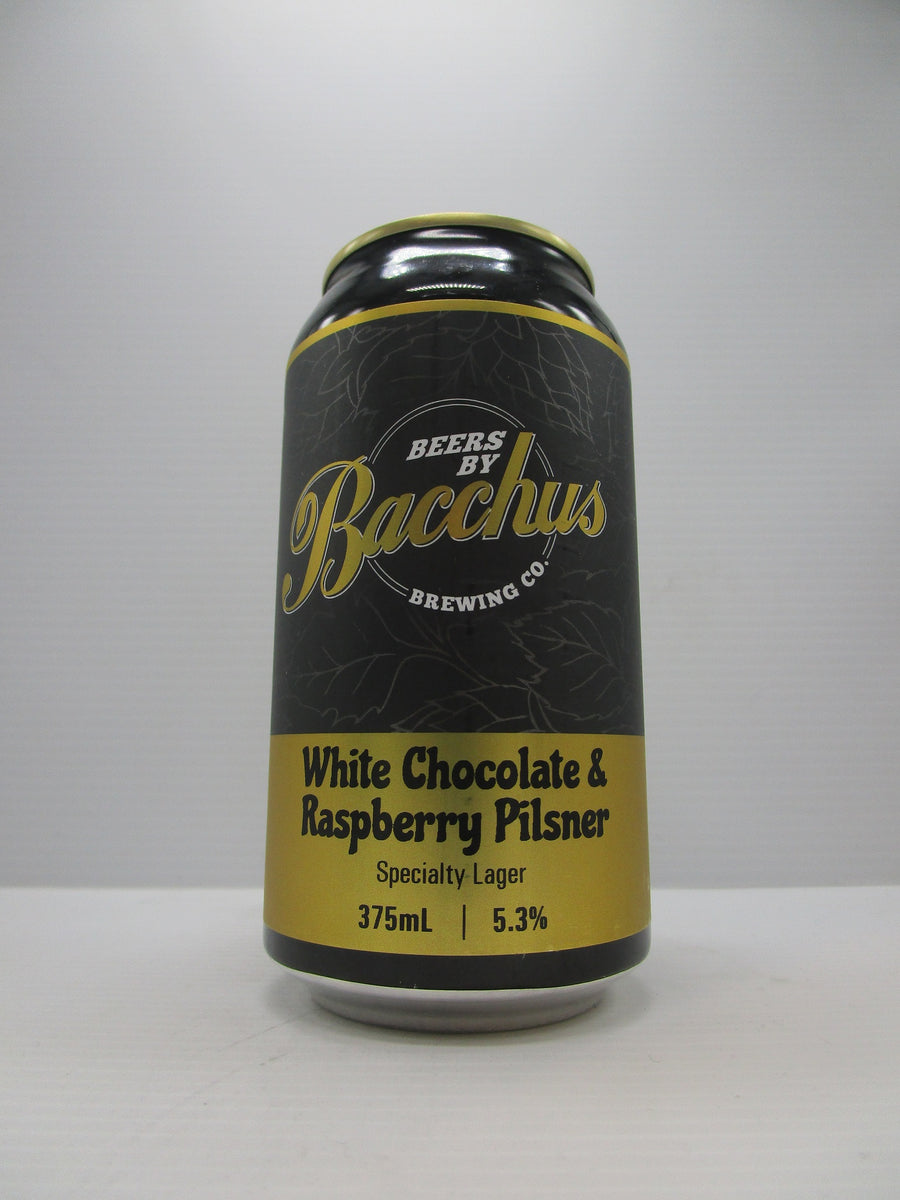 Bacchus White Choc & Raspberry Pilsner 5.4% 375ml – Grape And Grain