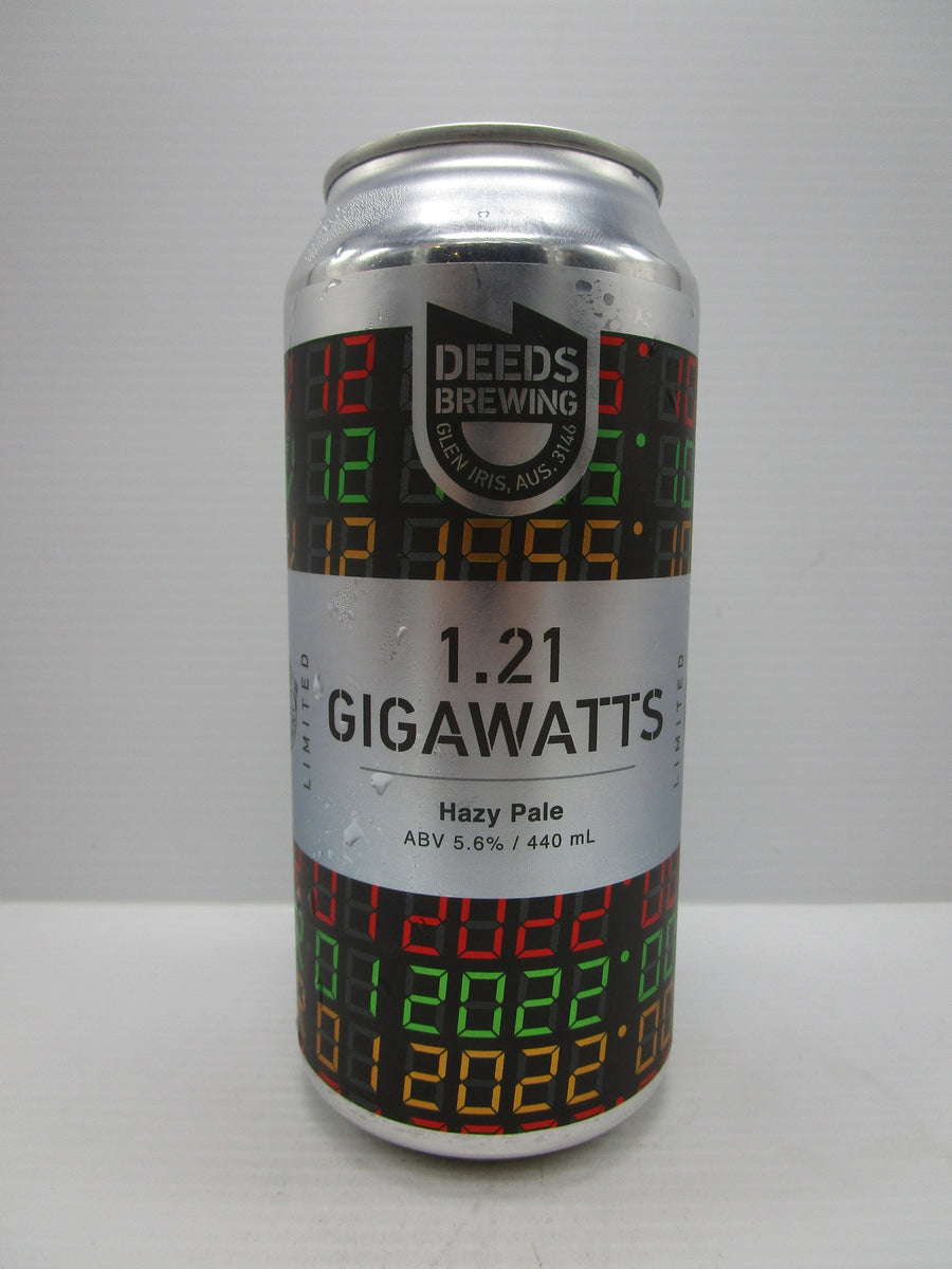 Deeds 1.21 Gigawatts Hazy Pale Ale 5.6% 440ml – Grape And Grain