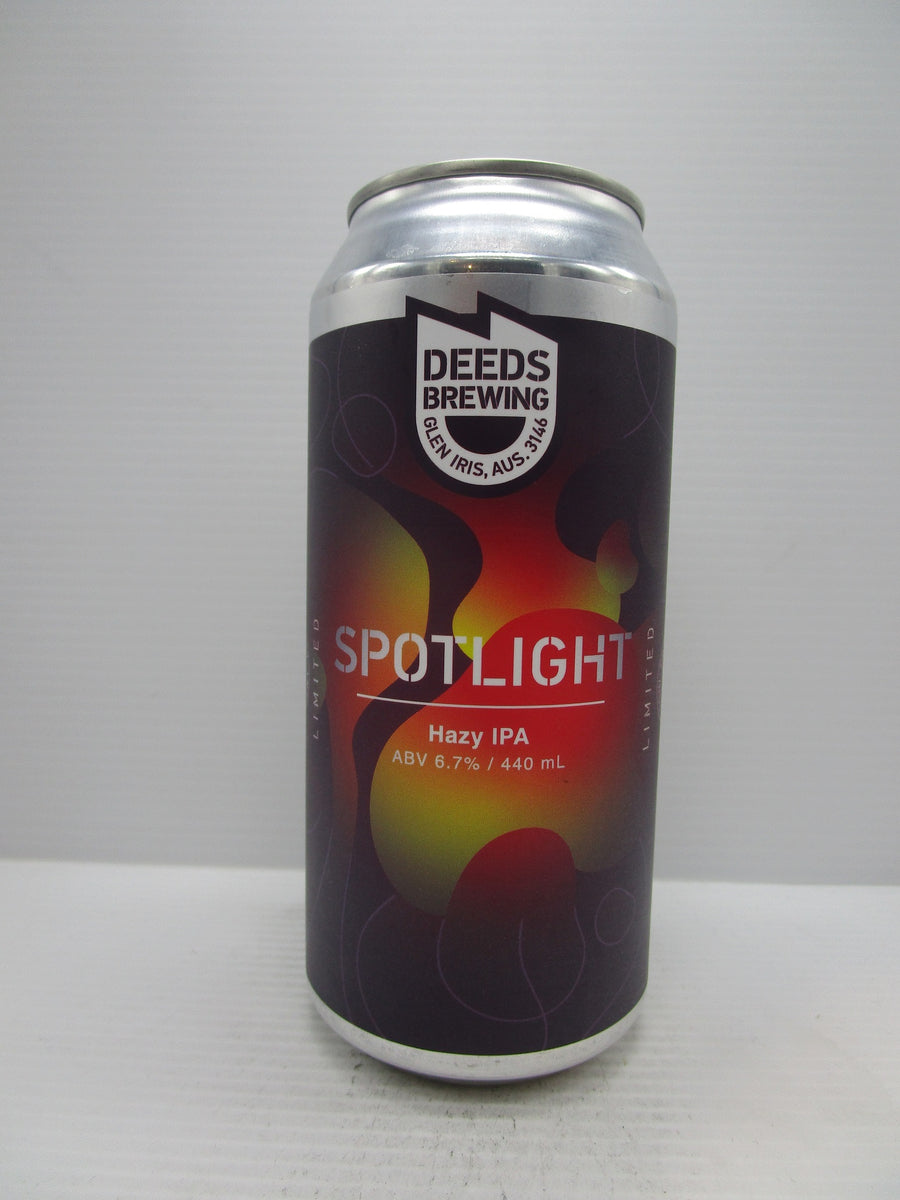 Deeds Spotlight Hazy IPA 6.7% 440ml – Grape And Grain