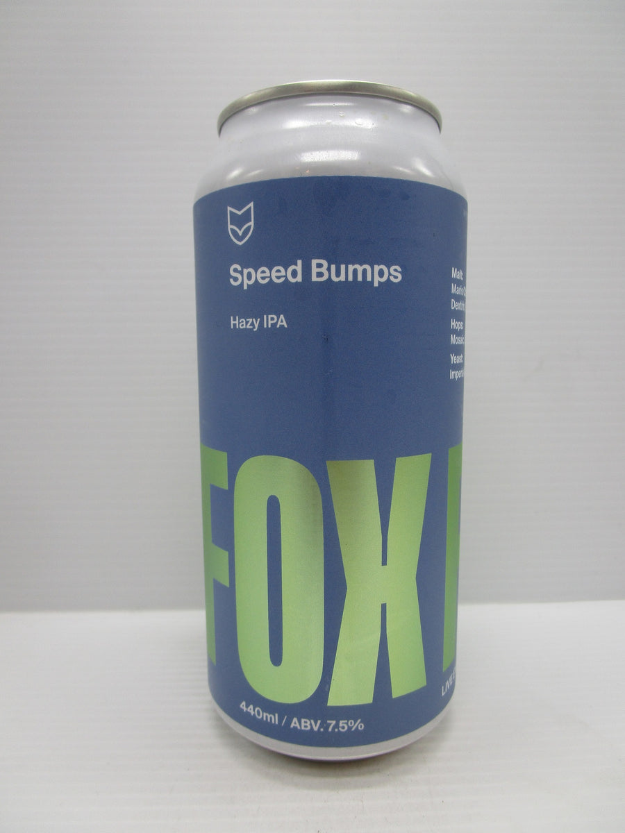 Fox Friday Speed Bumps Hazy IPA 7.5% 440ml – Grape And Grain