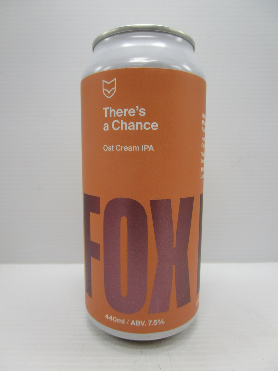 Fox Friday There's a Chance Oat Cream IPA 7.5% 440ml – Grape And Grain