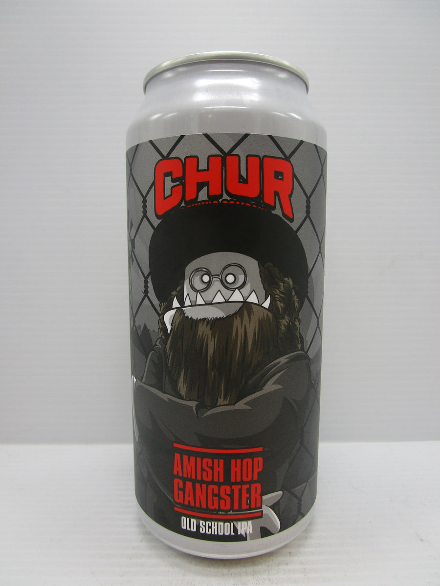 Chur Amish Hop Gangster Old School IPA 6.5% 440ml – Grape And Grain