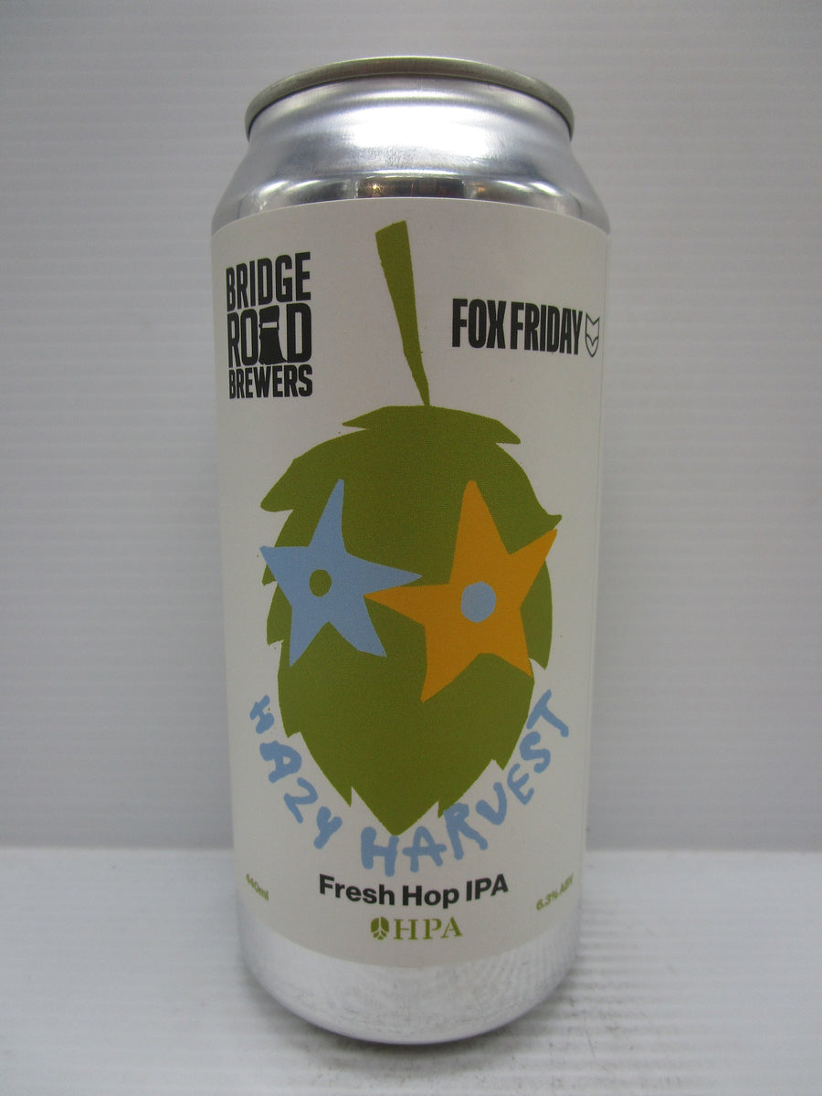 Bridge X Fox Friday Hazy Harvest FH IPA 6.3% 440ml – Grape And Grain
