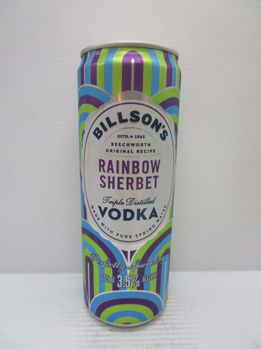 Billsons Rainbow Sherbet 3.5% 355ml – Grape And Grain
