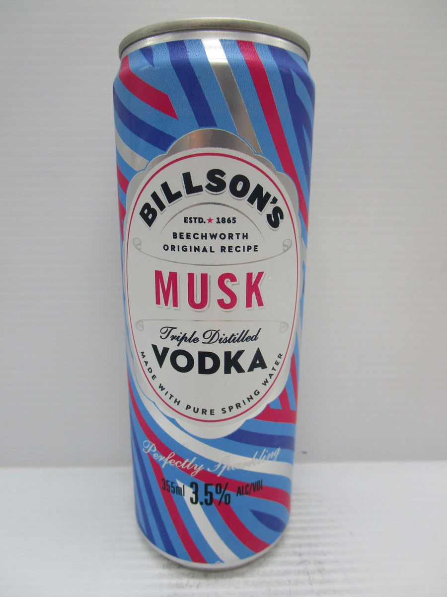 BILLSONS MUSK VDK 3.5% 355ML – Grape And Grain