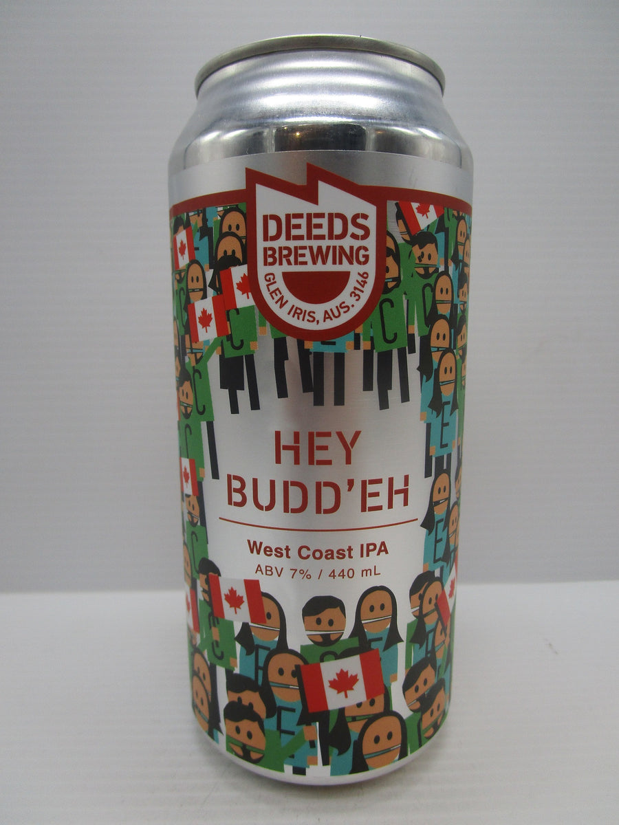 Deeds Hey Budd'eh West Coast IPA 7% 440ml – Grape And Grain