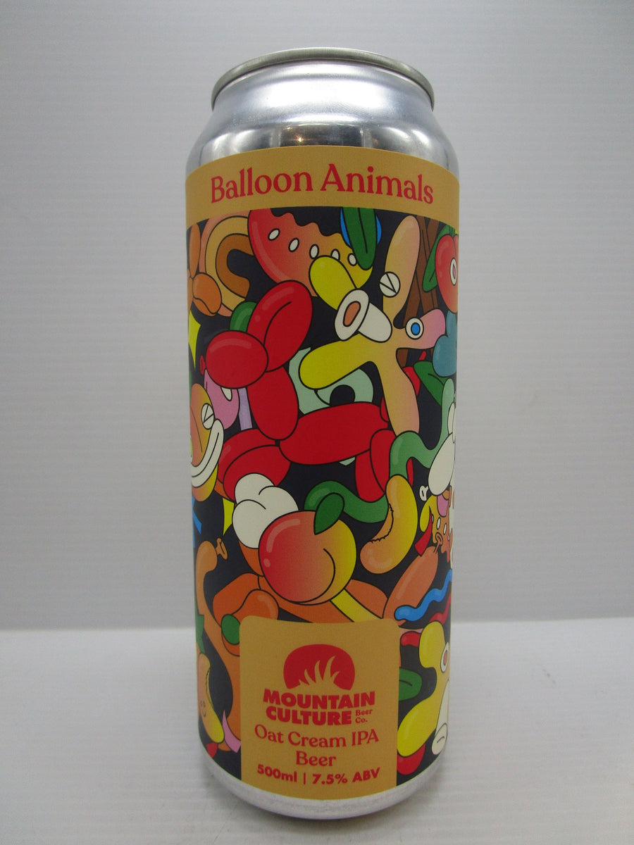 Mountain Culture Balloon Animals Oat Cream IPA 7.5% 500ml – Grape And Grain