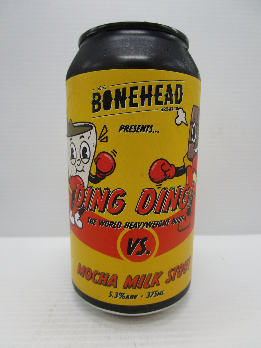 Bonehead - Ding Ding Mocha Milk Stout 6% 375ml – Grape And Grain