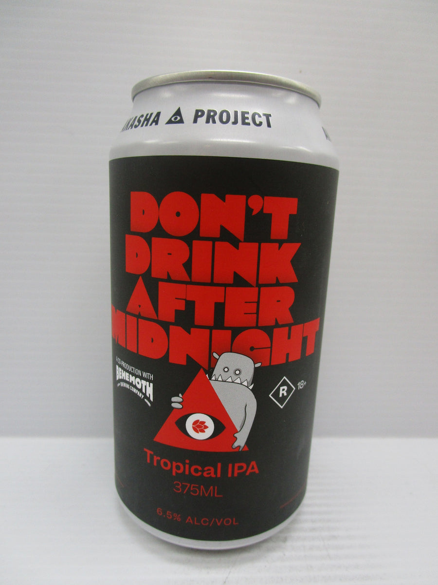 Akasha x Behemoth Don't Drink After Midnight Tropical IPA 6.5% 375ml ...
