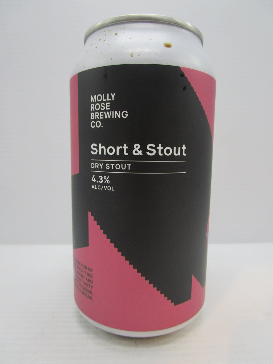 Molly Rose Short and Stout Dry Stout 4.3% 375ml – Grape And Grain