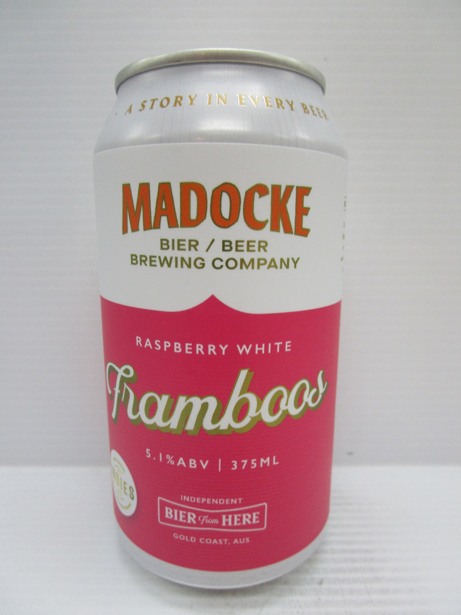 Madocke Raspberry White Framboos 5.1% 375ml – Grape And Grain