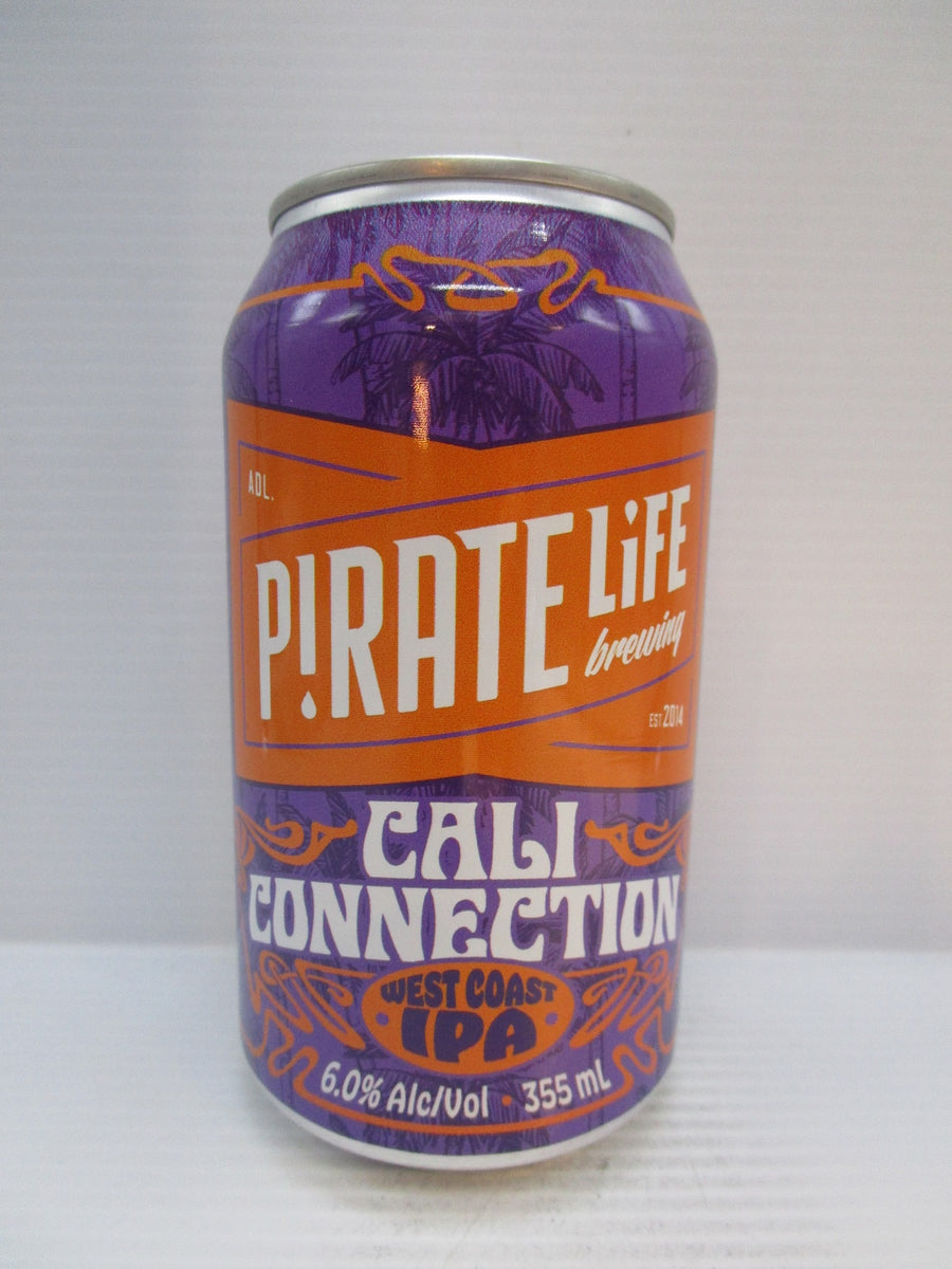 Pirate Life Cali Connection West Coast IPA 6% 355ml – Grape And Grain