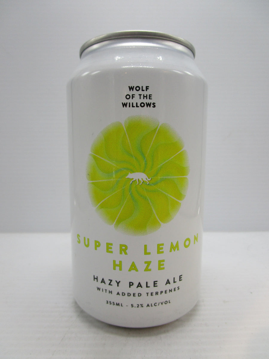Wolf of the Willows Super Lemon Hazy Pale 5.2% 355ml – Grape And Grain