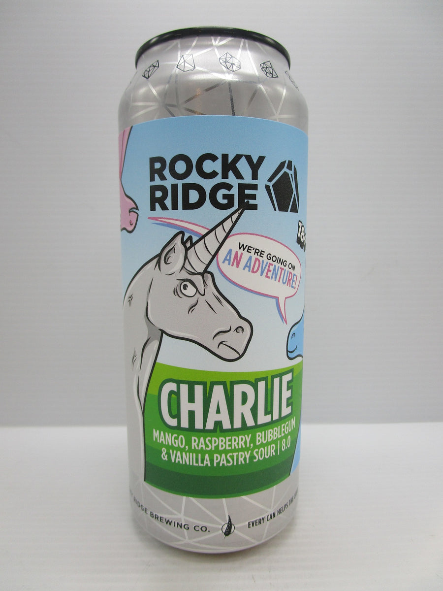 Rocky Ridge Charlie Bubblegum & Vanilla Pastry Sour 8% 500ml – Grape ...