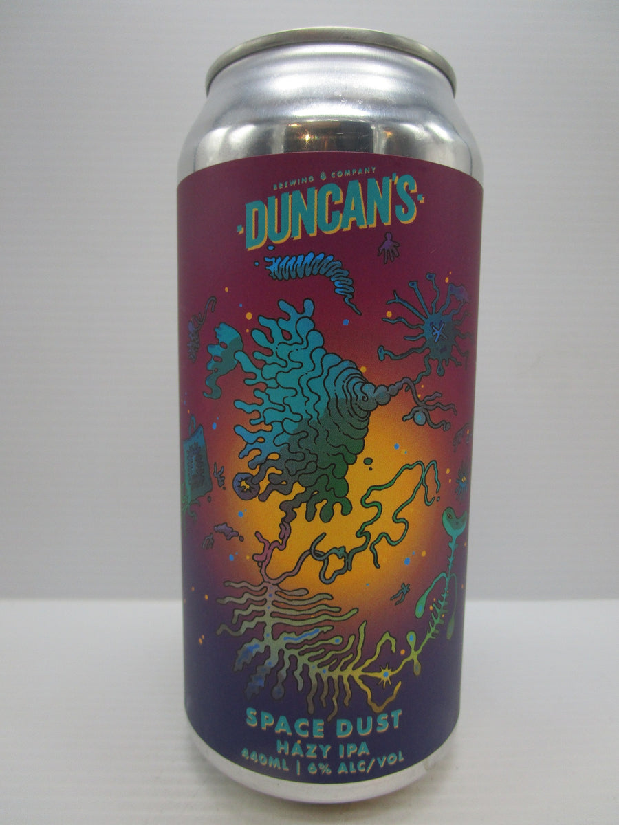 Duncan's Space Dust Hazy IPA 6% 440ml – Grape And Grain