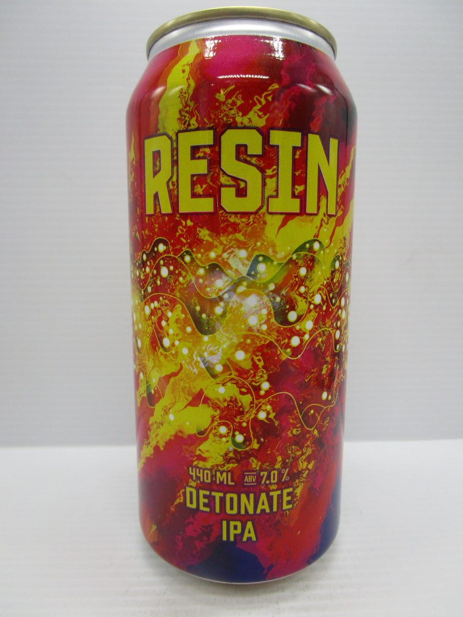 Resin Detonate IPA 7% 440ml – Grape And Grain