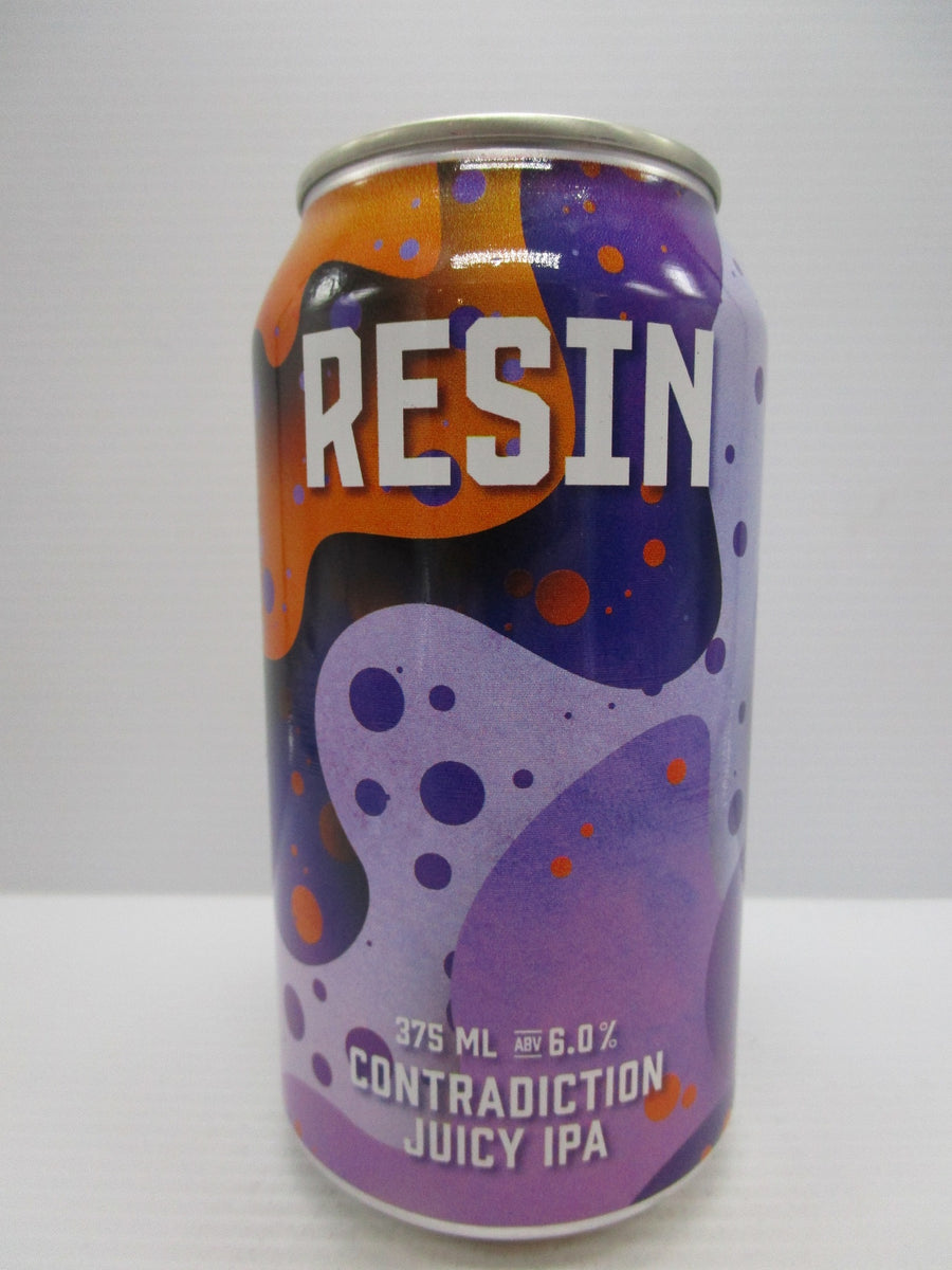 Resin Contradiction Juicy IPA 6% 375ml – Grape And Grain