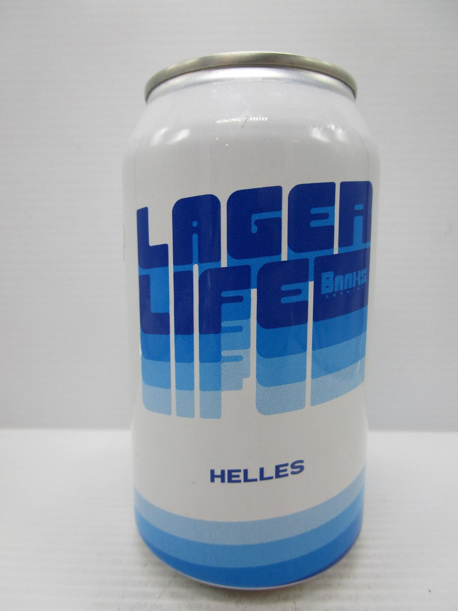 Banks - Lager Life Helles 5.3% 355ml – Grape And Grain