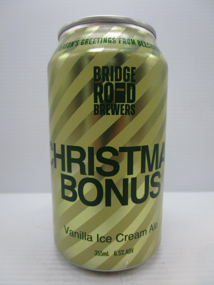 Bridge Road - Christmas Bonus Vanilla Ice Cream Ale 6.5% 355ml – Grape ...