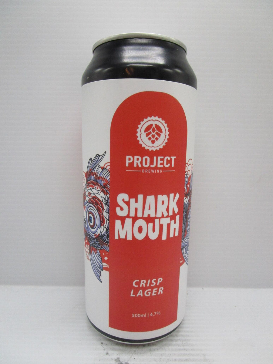 Project - Shark Mouth Crisp Lager 4.7% 500ml – Grape And Grain