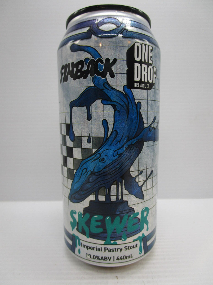 One Drop x Finback - Skewer Imperial Pastry Stout 10% 440ml – Grape And ...
